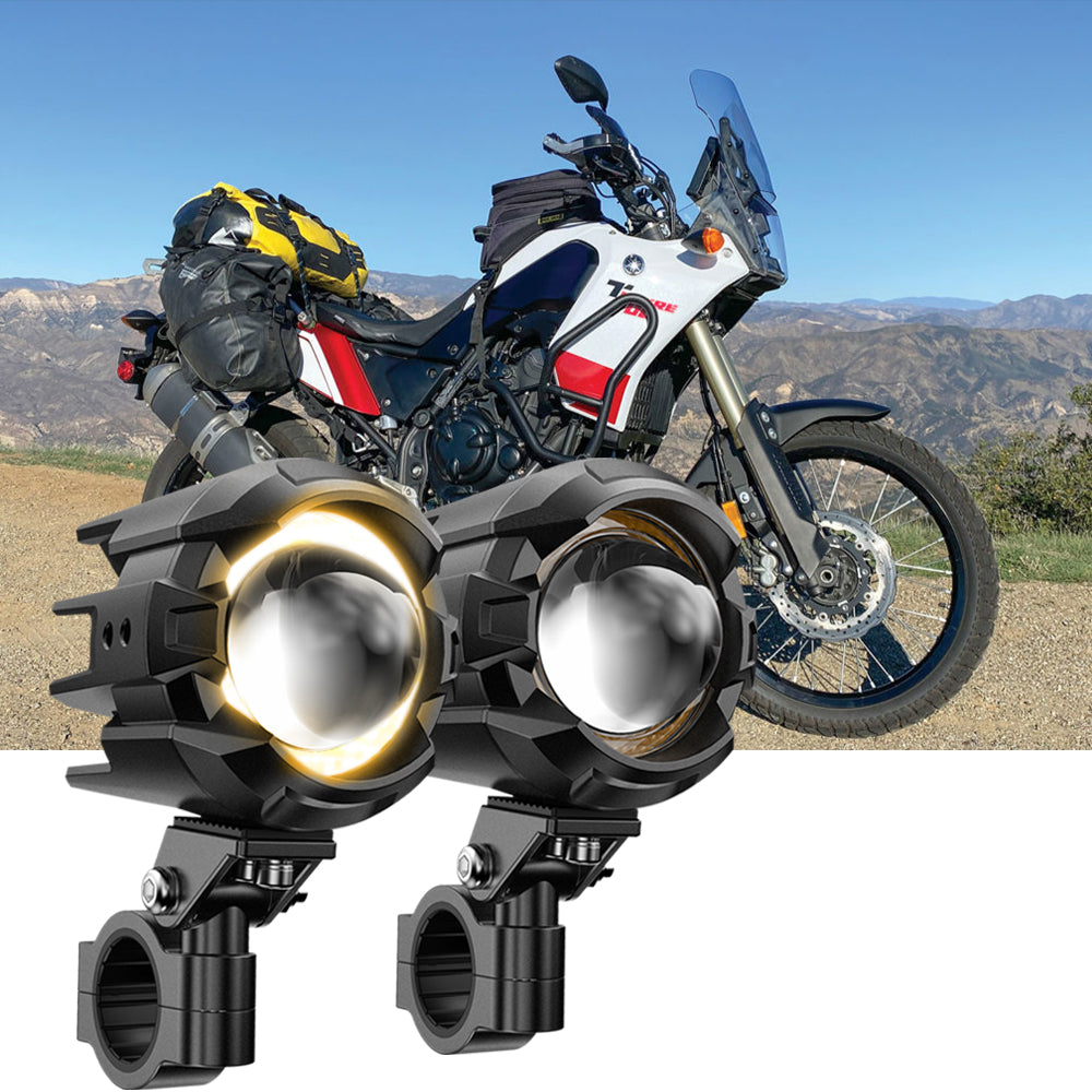 2021 Yamaha Tenere 700 Motorcycle LED Spotlight Light 3+5 Light Modes ...