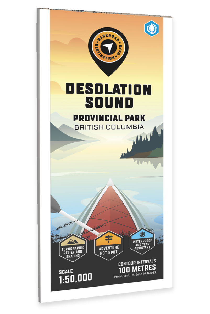 Desolation Sound Provincial Park BC - Destination Map – Rove Overland