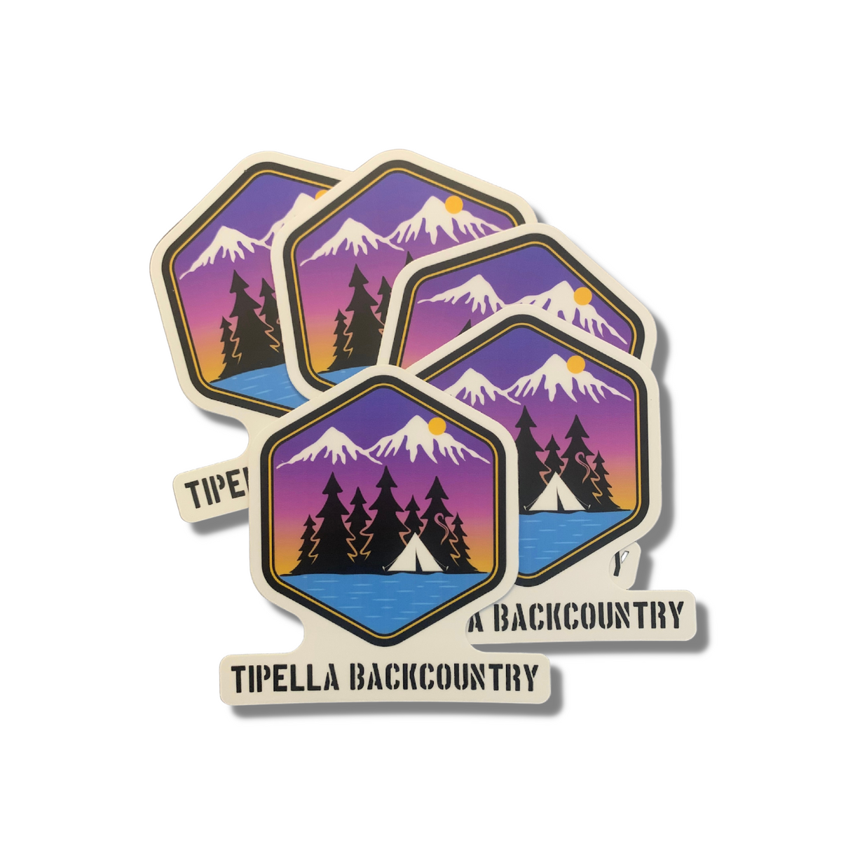TIPELLA BACKCOUNTRY DIE CUT STICKER – Rove Overland